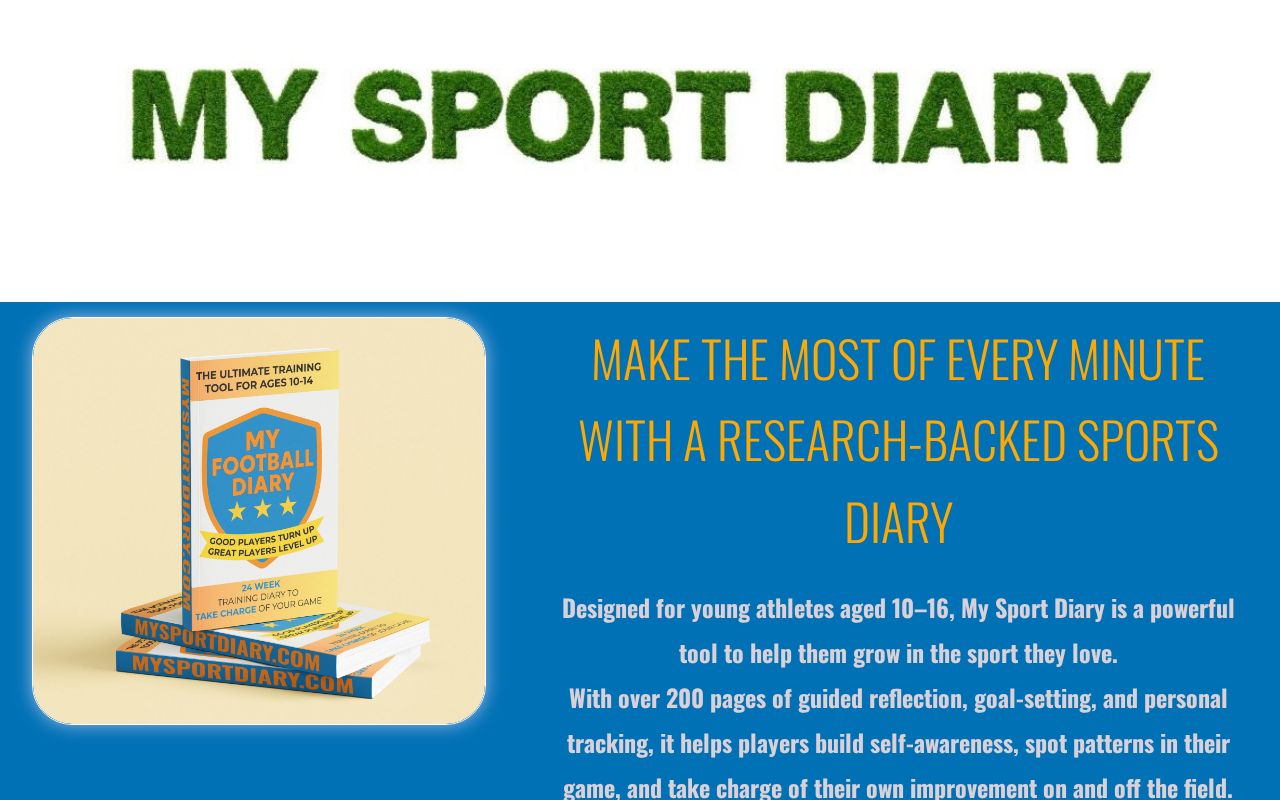 My Sport Diary Taking Youth Athletes To The Next Level